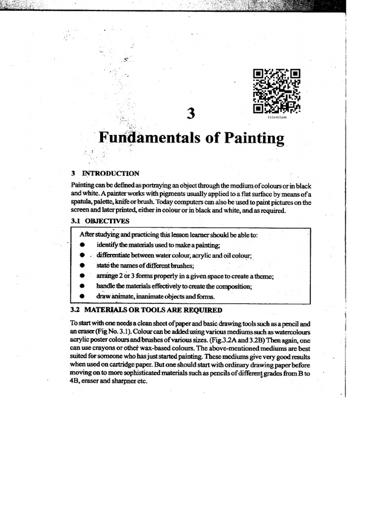 L-3 Fundamentals of Painting | PDF