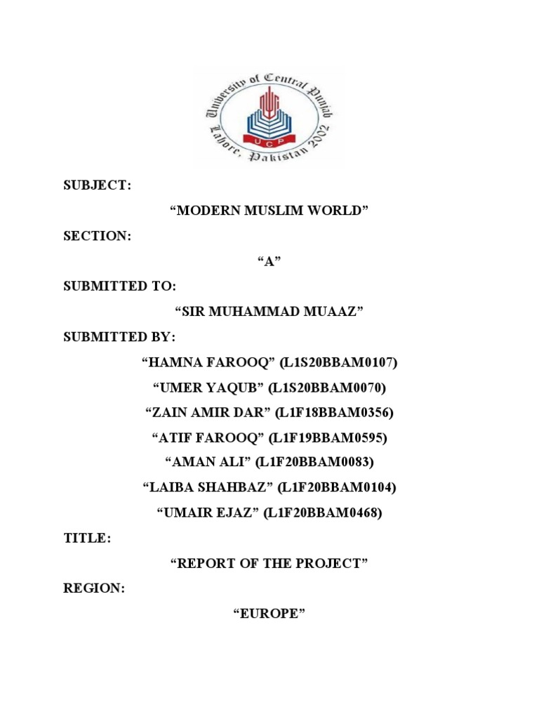 MMW Project | PDF | Islamophobia | Discrimination & Race Relations