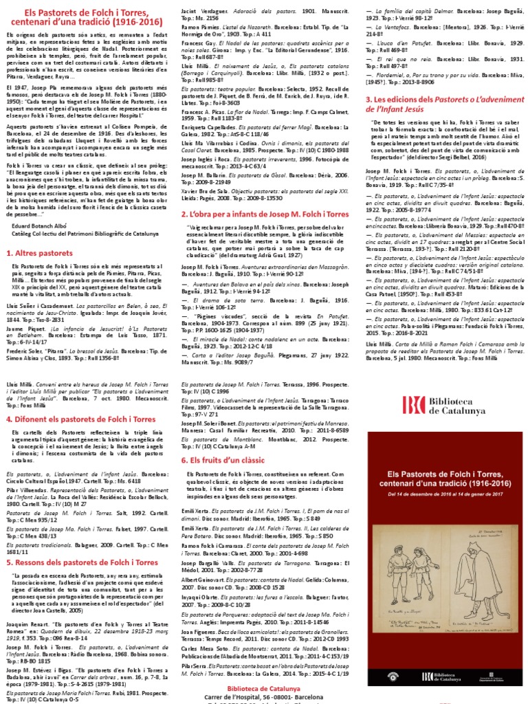 Tríptic Pastorets | PDF