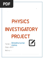 Physics Investigatory Project ELECTROMAGNETIC INDUCTION Class 12 | PDF ...