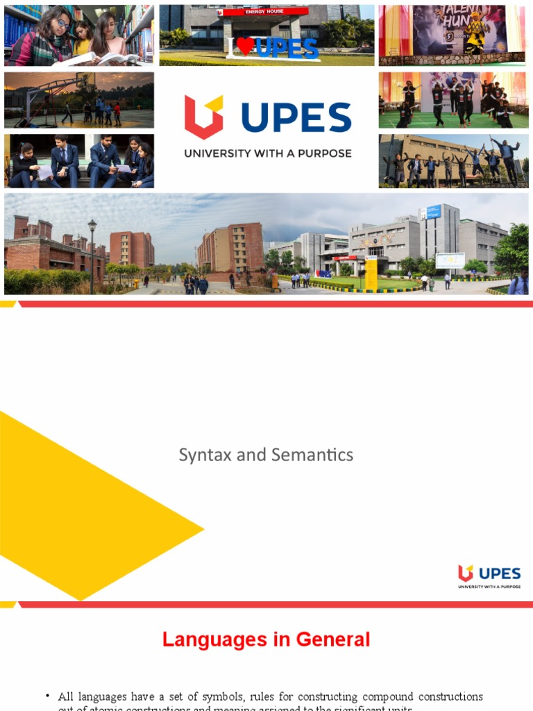 Syntax and Semantics | PDF | Syntax | Parsing