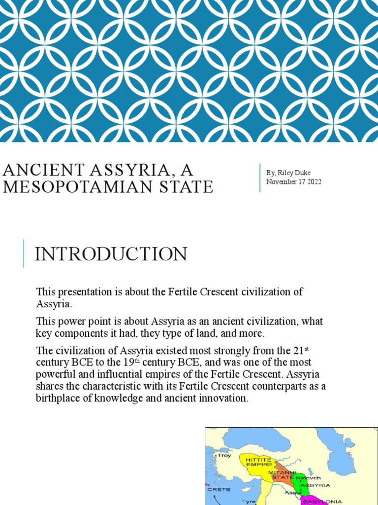Ancient Assyria | PDF | Assyria | Fertile Crescent