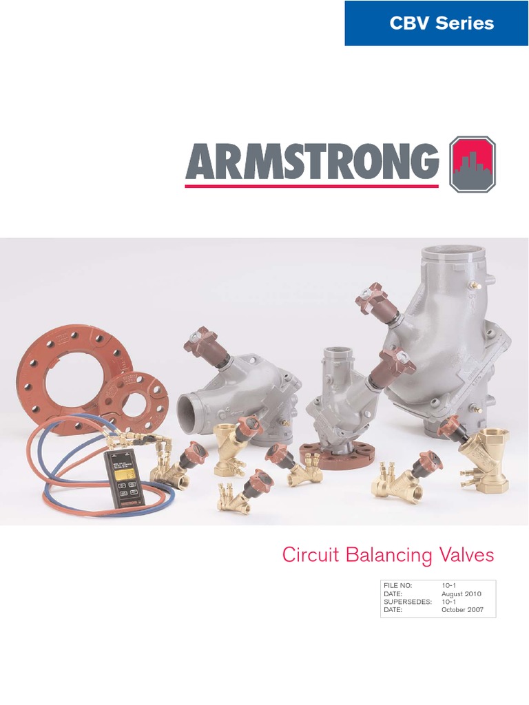 Armstrong Circuit Balancing Valves | Download Free PDF | Valve | Flow ...