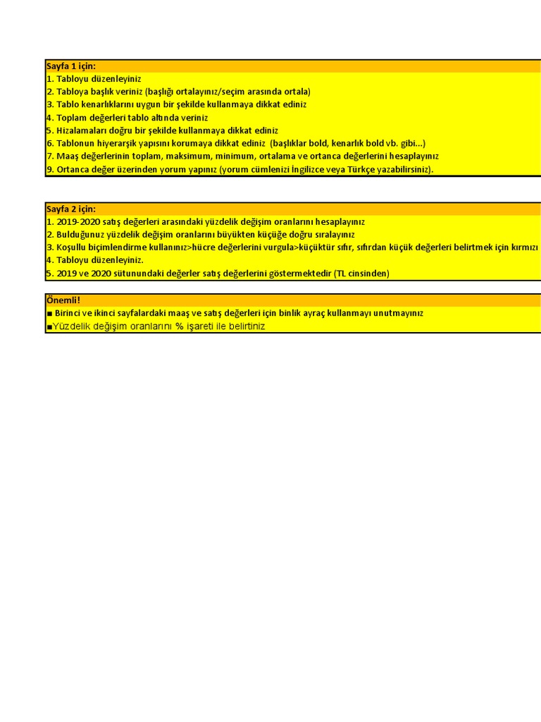 Excel Odev Klasoru | PDF