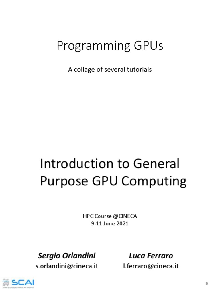 10 GPU-IntroCUDA3 | PDF | Graphics Processing Unit | Central Processing Unit