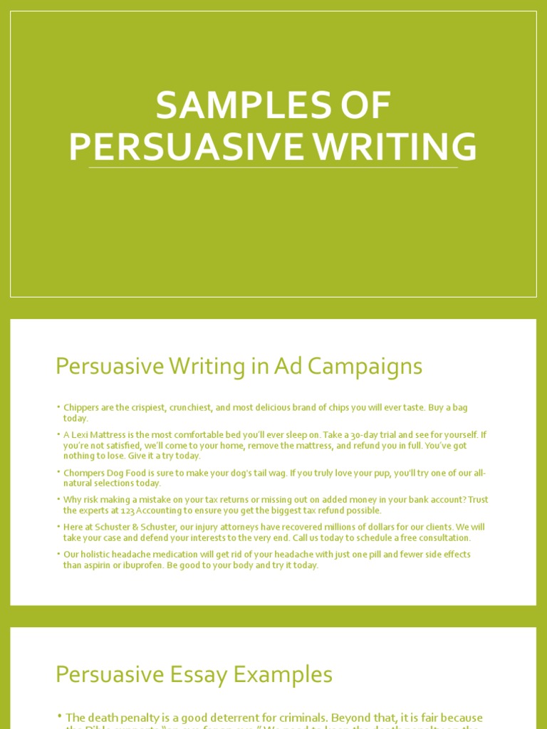 Persuasive Vs Mandatory Authority