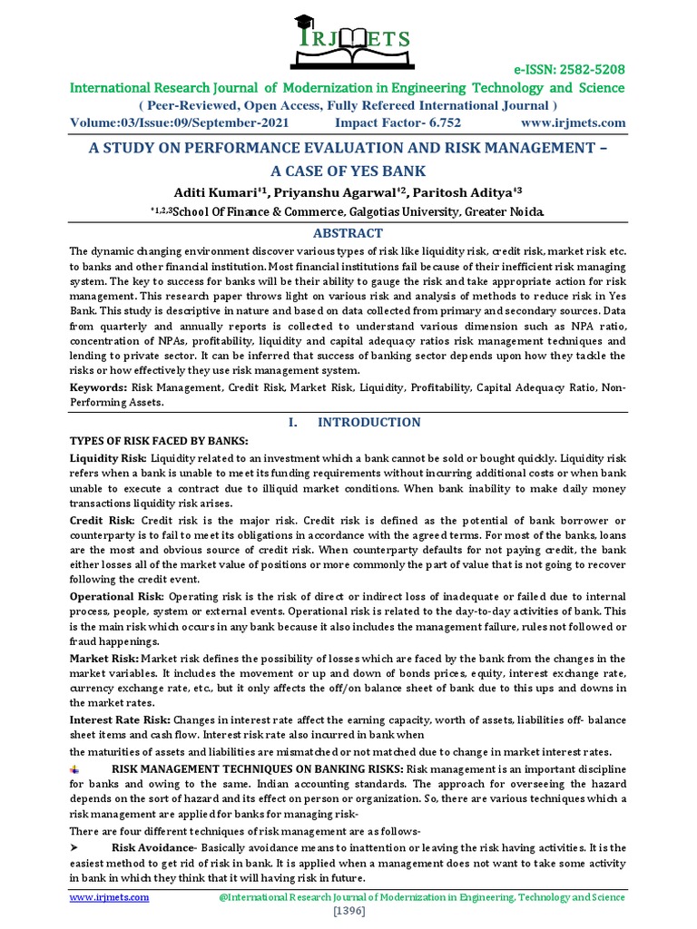Banking Risk Management Analysis | PDF | Financial Risk | Banks