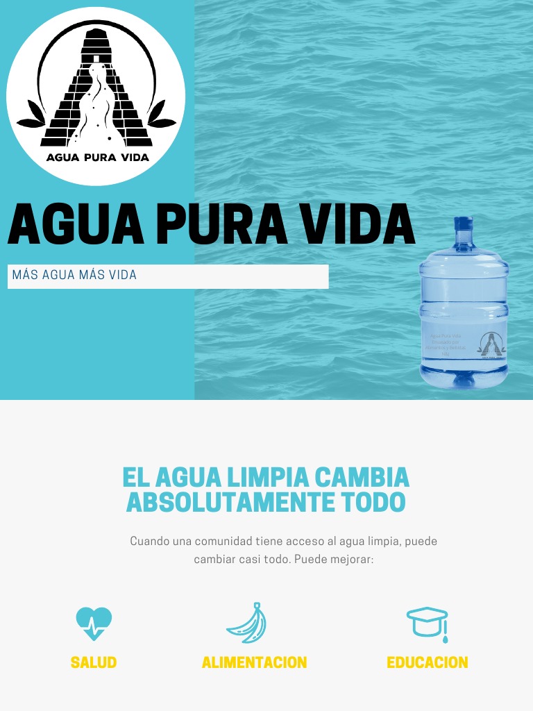 Agua Pura Vida: Calidad y Salud | PDF | Agua | Cloro