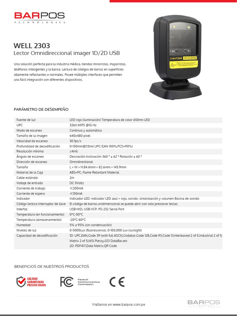 Copia de Barpos Well-2303 | PDF