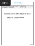 URS Template - 27022025 | PDF