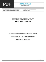 Sample URS | PDF | Specification (Technical Standard) | Electrical ...