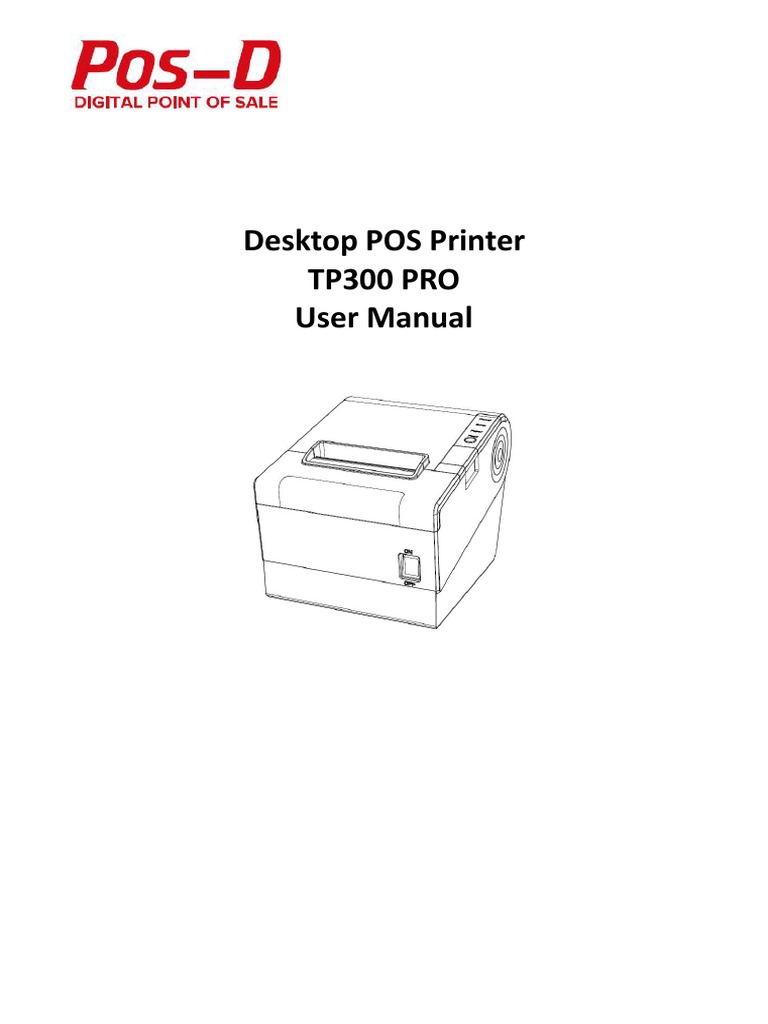 Pos-D TP300 PRO User Manual - Rev.1.0 | PDF | Electrical Connector ...