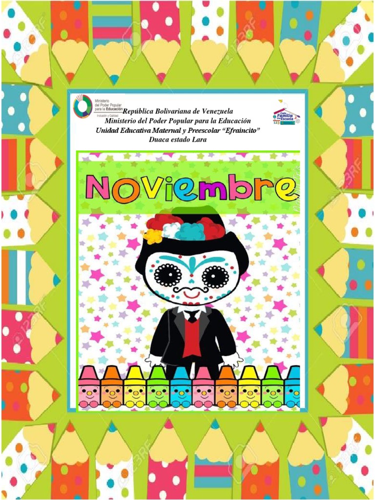 Planificacion Mes de Noviembre | PDF | Rojo | Tecnicas artisticas