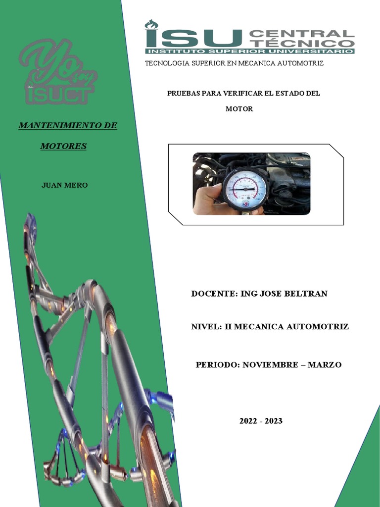 Pruebas para El Estado Del Motor Vec | PDF | Motor de combustión ...
