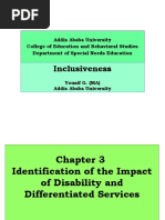 Inclusiveness Chapter One | PDF | Inclusion (Education) | Disability