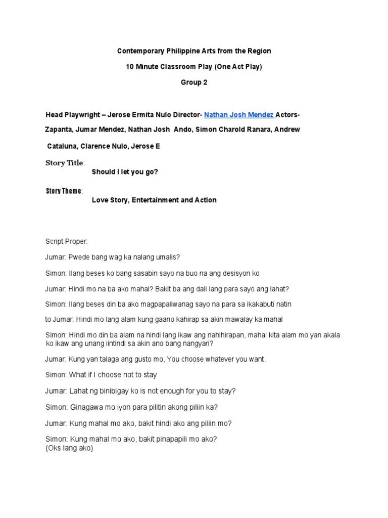 GROUP2 - Should I Let You Go | PDF
