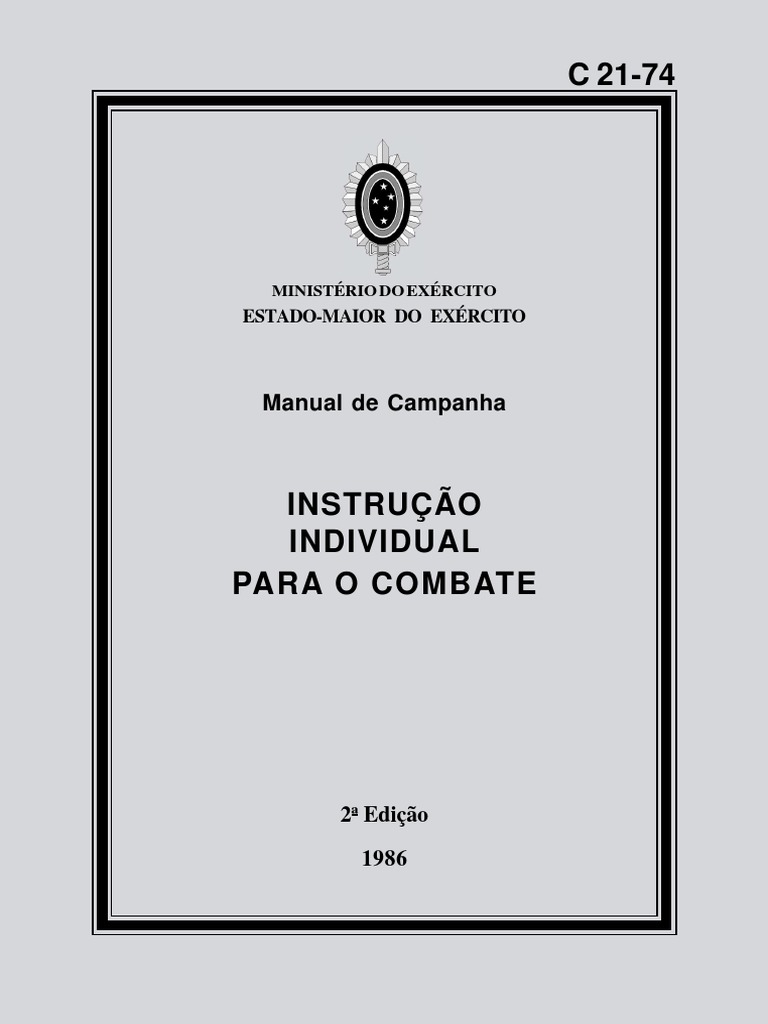 C-21-74 - Instrução Individual para o Combate | PDF C-21-74 - Instrução Individual para o Combate | PDF