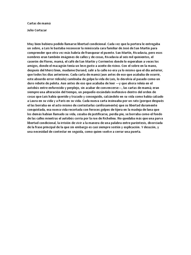 Cartas De Mamá Pdf