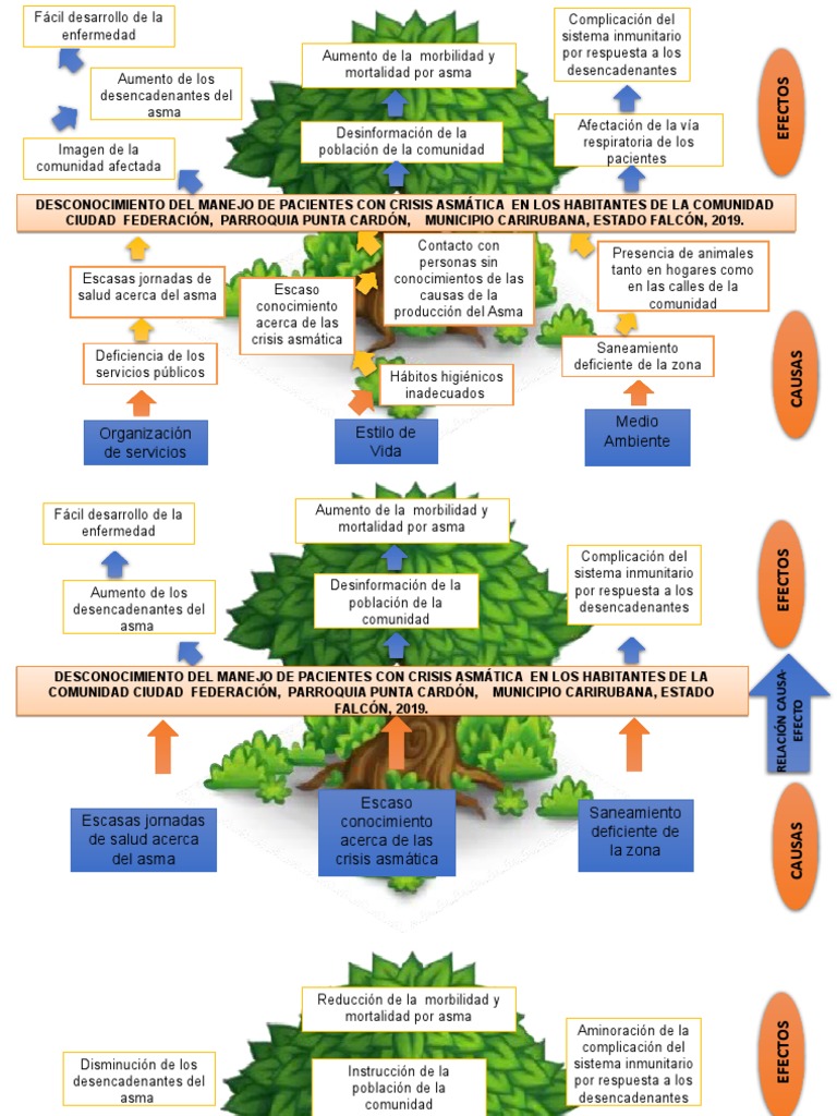 Árbol Del Problema ASMA | PDF | Asma | Medicina
