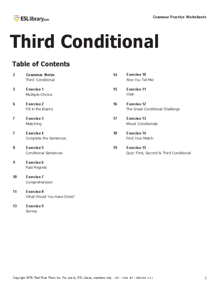 If Clause Type 3 | PDF | Clause | Subject (Grammar)