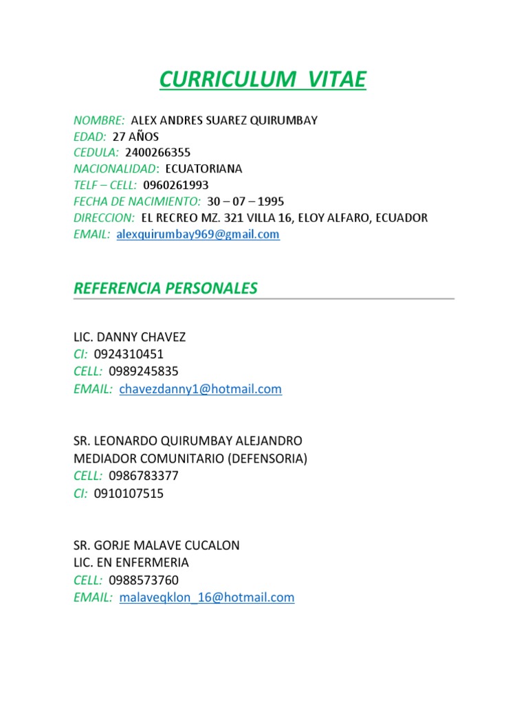 Curriculum Vitae Chow | PDF