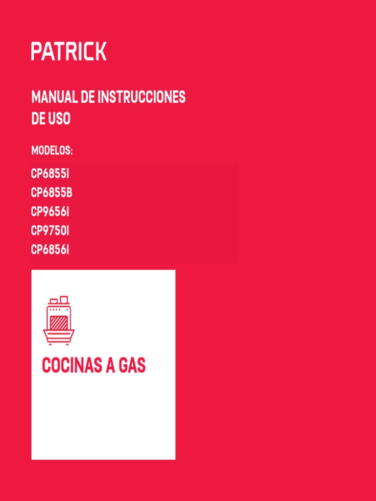 Manual-Patrick CP685I | PDF | Estufa de cocina | Residuos