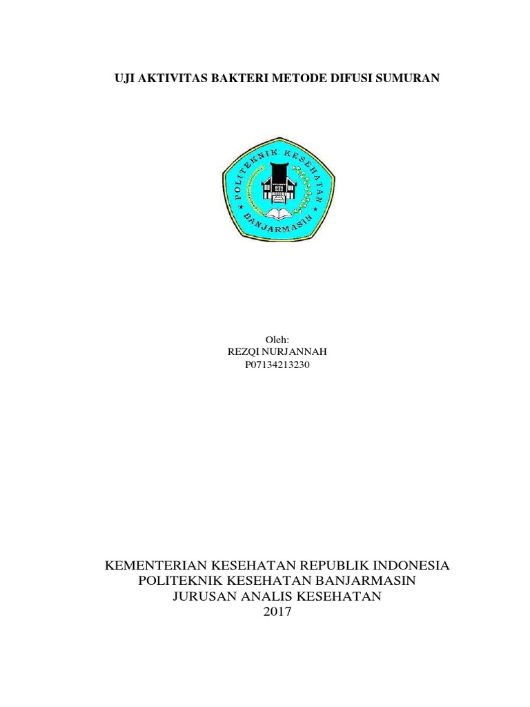 Uji Aktivitas Bakteri Metode Sumuran | PDF
