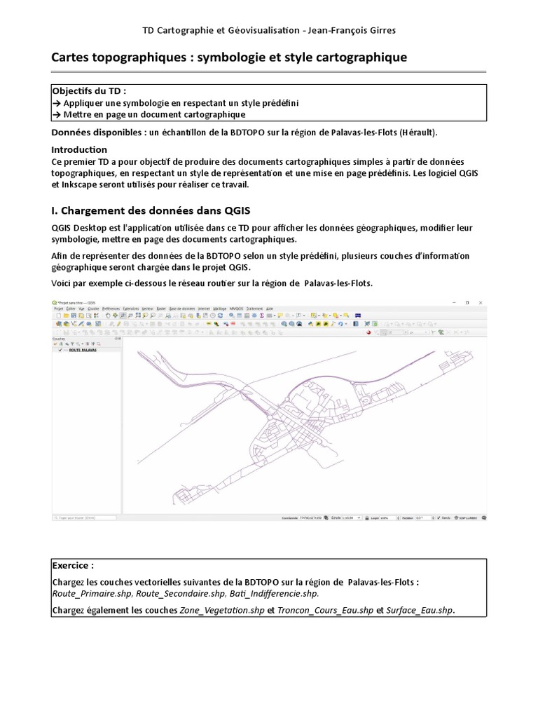 Cartographie topographique avec QGIS et Inkscape | PDF | Mise en page ...