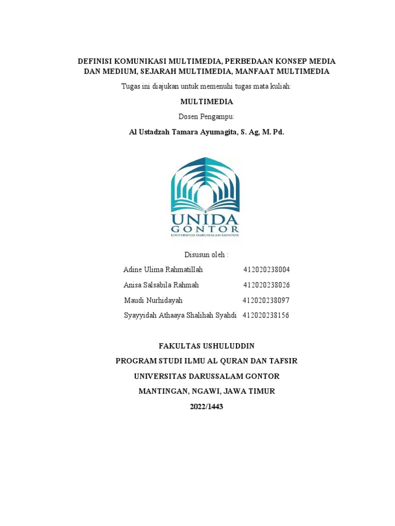 Tugas Multimedia Kelompok 2 | PDF