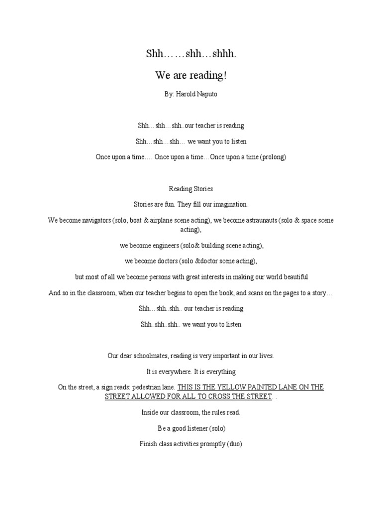 Speech Choir Piece | PDF | Computer Hardware | Information Age