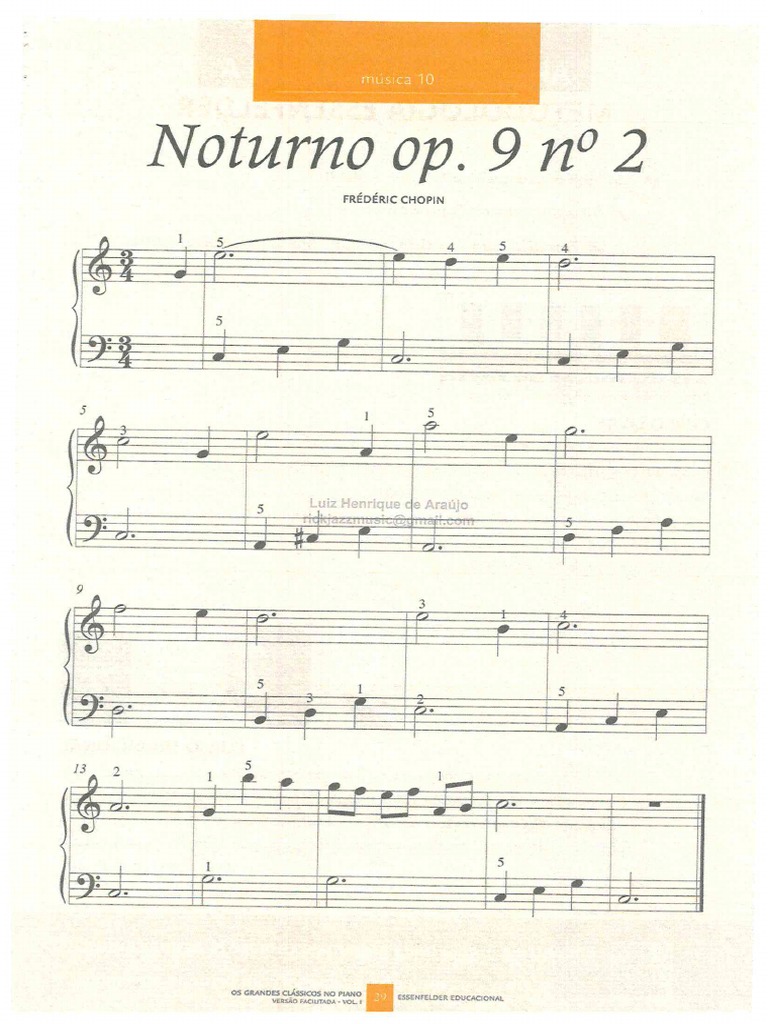 Partitura - Noturno | PDF