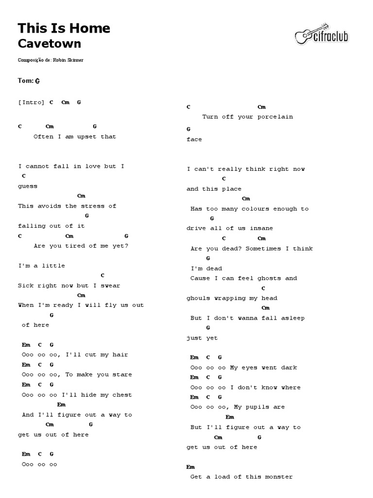 Cifra Club - Cavetown - This Is Home | PDF