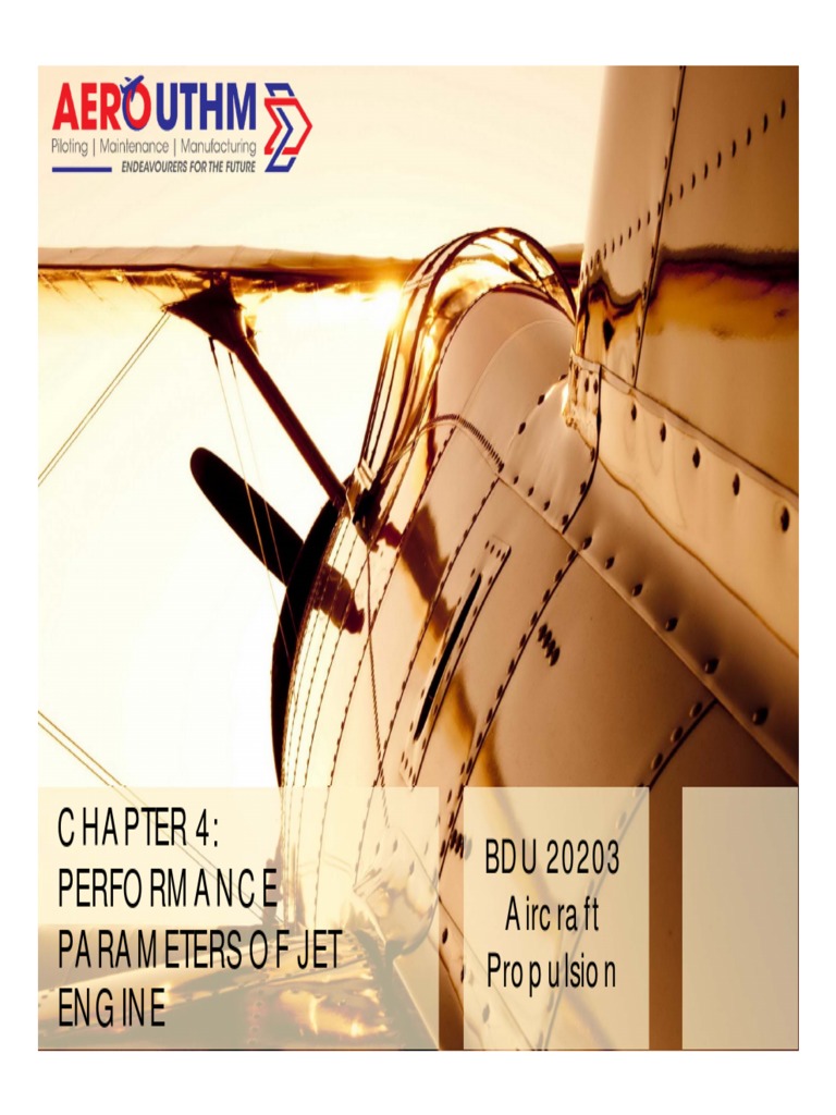 Chapter4performanceparav2 28student 29 | PDF | Jet Engine | Thrust