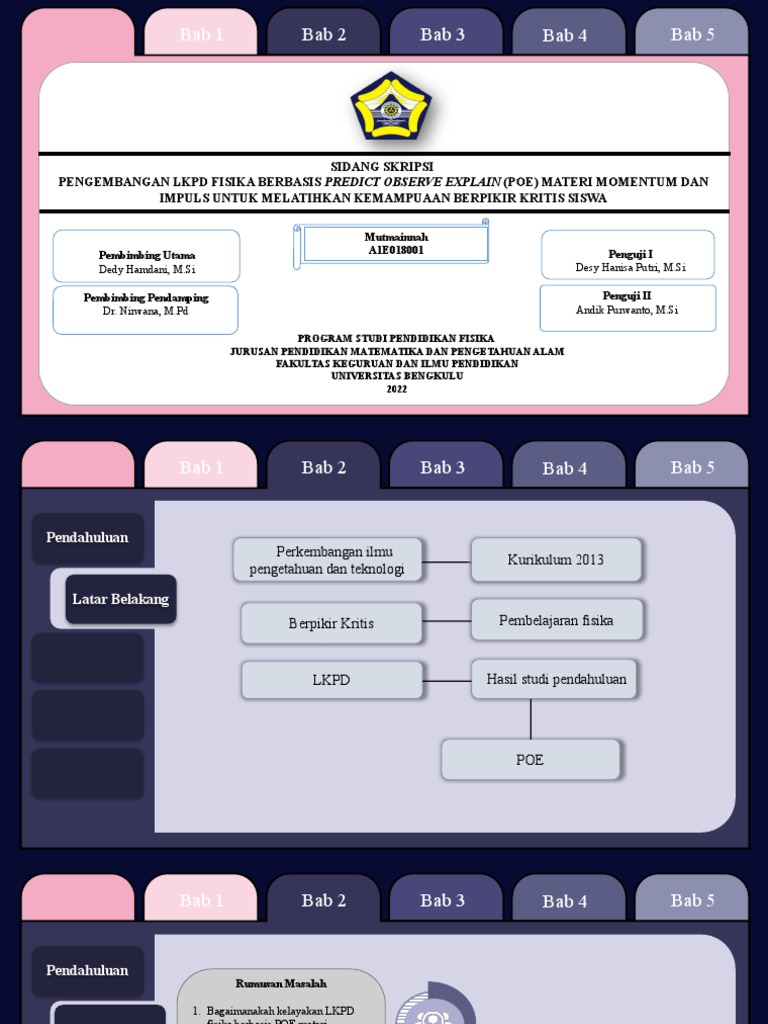 Sidang Skripsi Mutmai | PDF