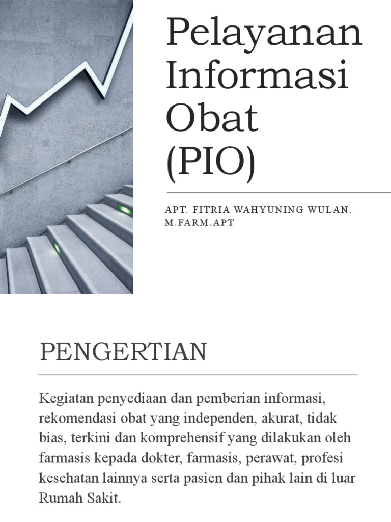 Pelayanan Informasi Obat (Pio) | PDF