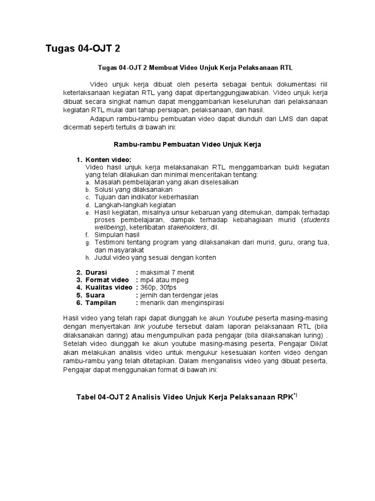 TUGAS 04-OJT 2 - Budi Purwanto | PDF