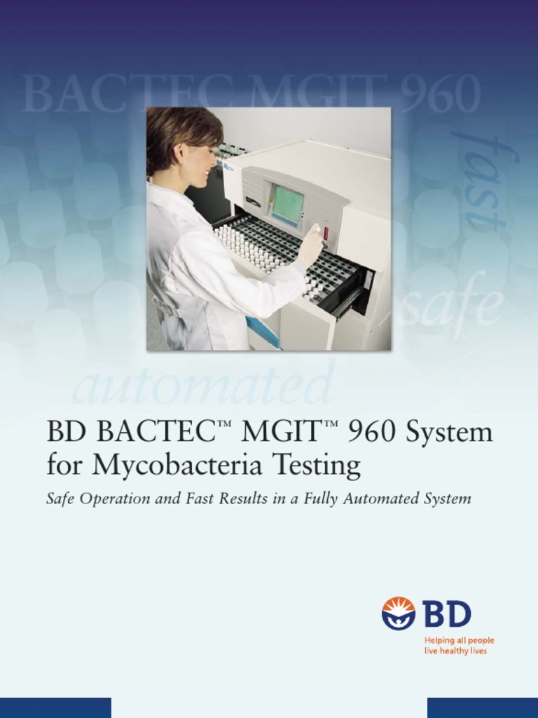 MGIT 960 Brochure | PDF | Mycobacterium | Tuberculosis