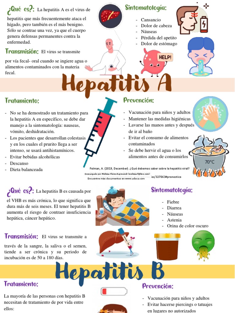 Resumen Tipos de Hepatitis | PDF | Hepatitis | Hepatitis C