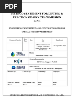 Work Method of Stringing Conductors | PDF | Insulator (Electricity ...