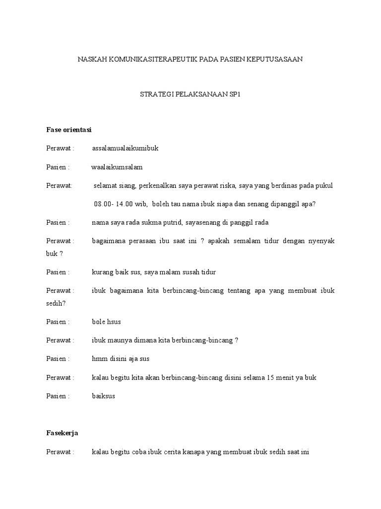 SP 1-4 Kelompok 4 Kep Jiwa | PDF