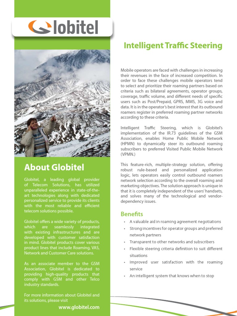 Intelligent Traffic Steering | PDF | Roaming | Gsm