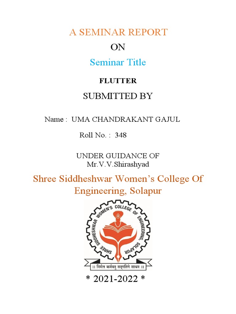 Flutter REPORT | PDF | Information Security | Computer Engineering