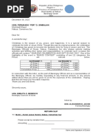Request Letter To PNP | PDF