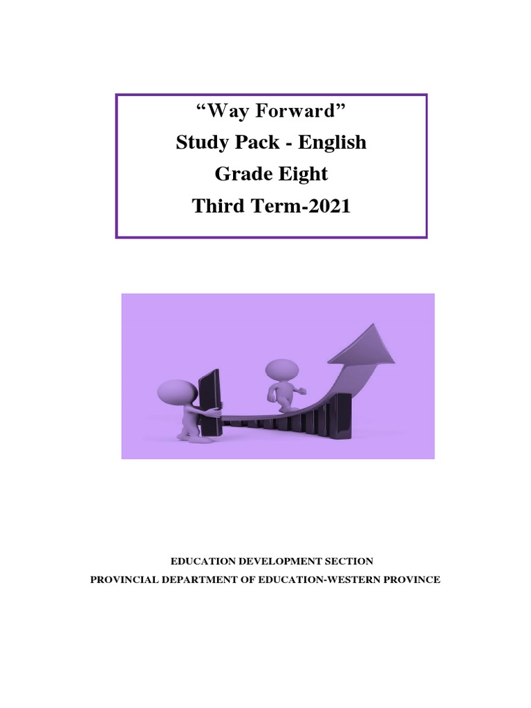 Grade 8 Study Pack - Third Term | PDF | Verb | Grammatical Tense