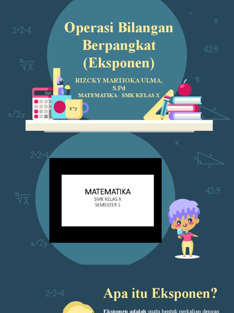 Eksponen (Bilangan Berpangkat) | PDF | Metode & Bahan Ajar