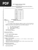 Minutes of Lupon Tagapamayapa | PDF