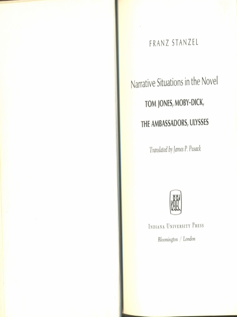 Narrative Situation in The Novel (Frank Stanzel) | PDF