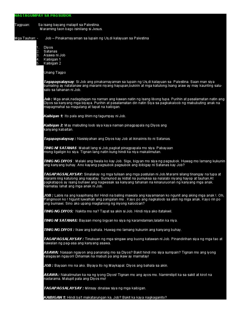 Nagtagumpay Sa Pagsubok | PDF