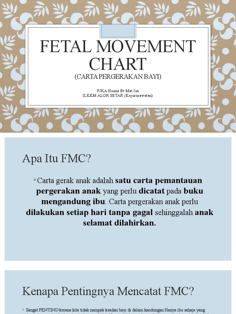 Fetal Movement Chart | PDF