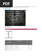 H-Beam Catalogue Jindal | PDF | Structural Engineering | Mechanical Engineering